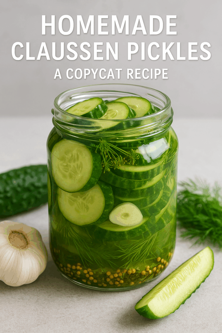 Homemade Claussen Copykat Pickles - THE RECIPE STOP